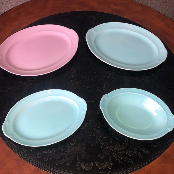Vintage | Dining | Vintage Luray Pastels Serving Dishes Mcm | Poshmark